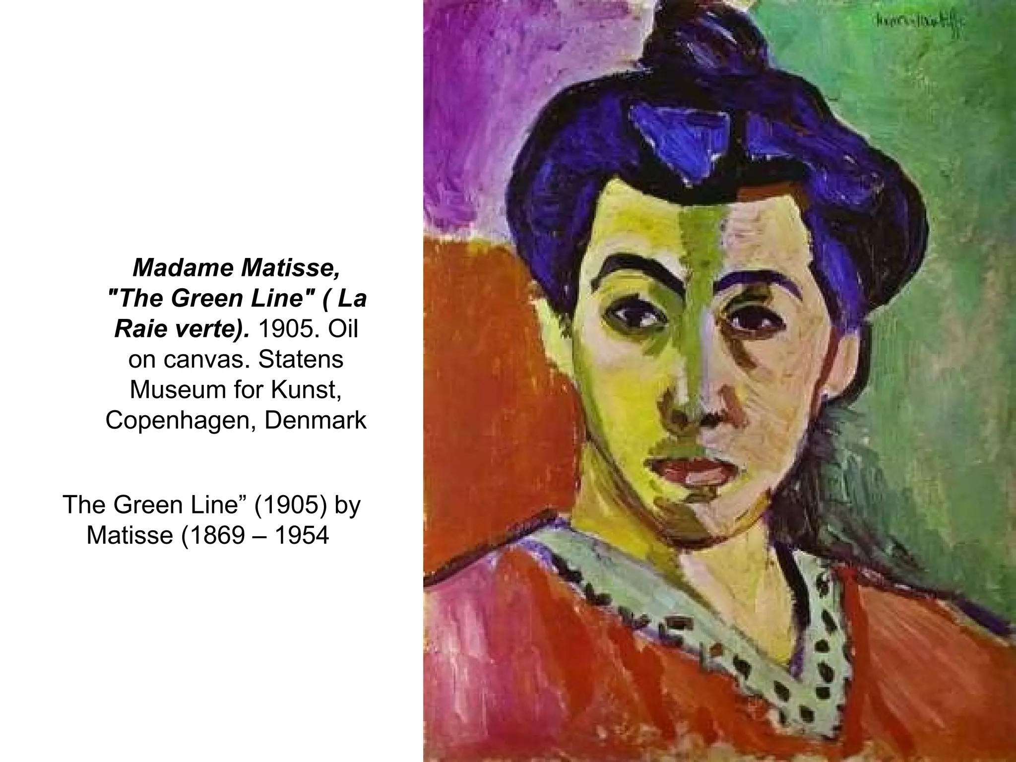 Green Line Henri Matisse | PPT