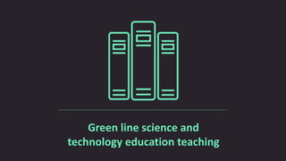 Green line science data analytic template.pptx