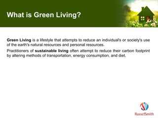 Green living | PPTX