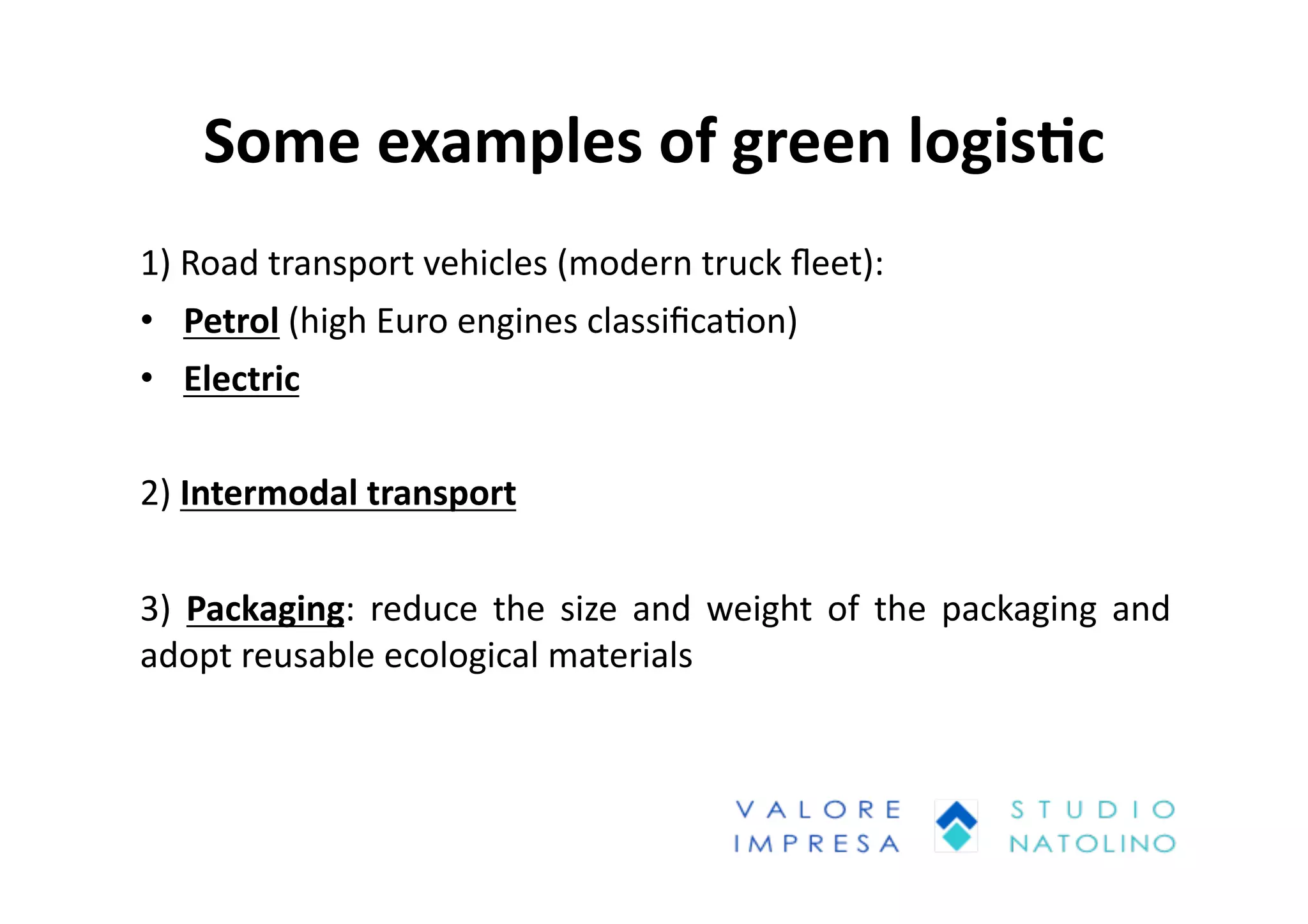 Green Logistic | PDF