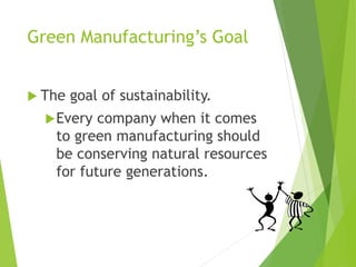 Green manufacturing | PPT