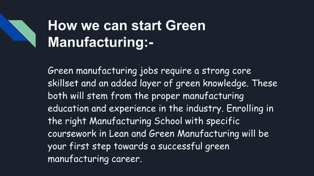 Green Manufacturing (3R based approach) MFS ppt.pptx
