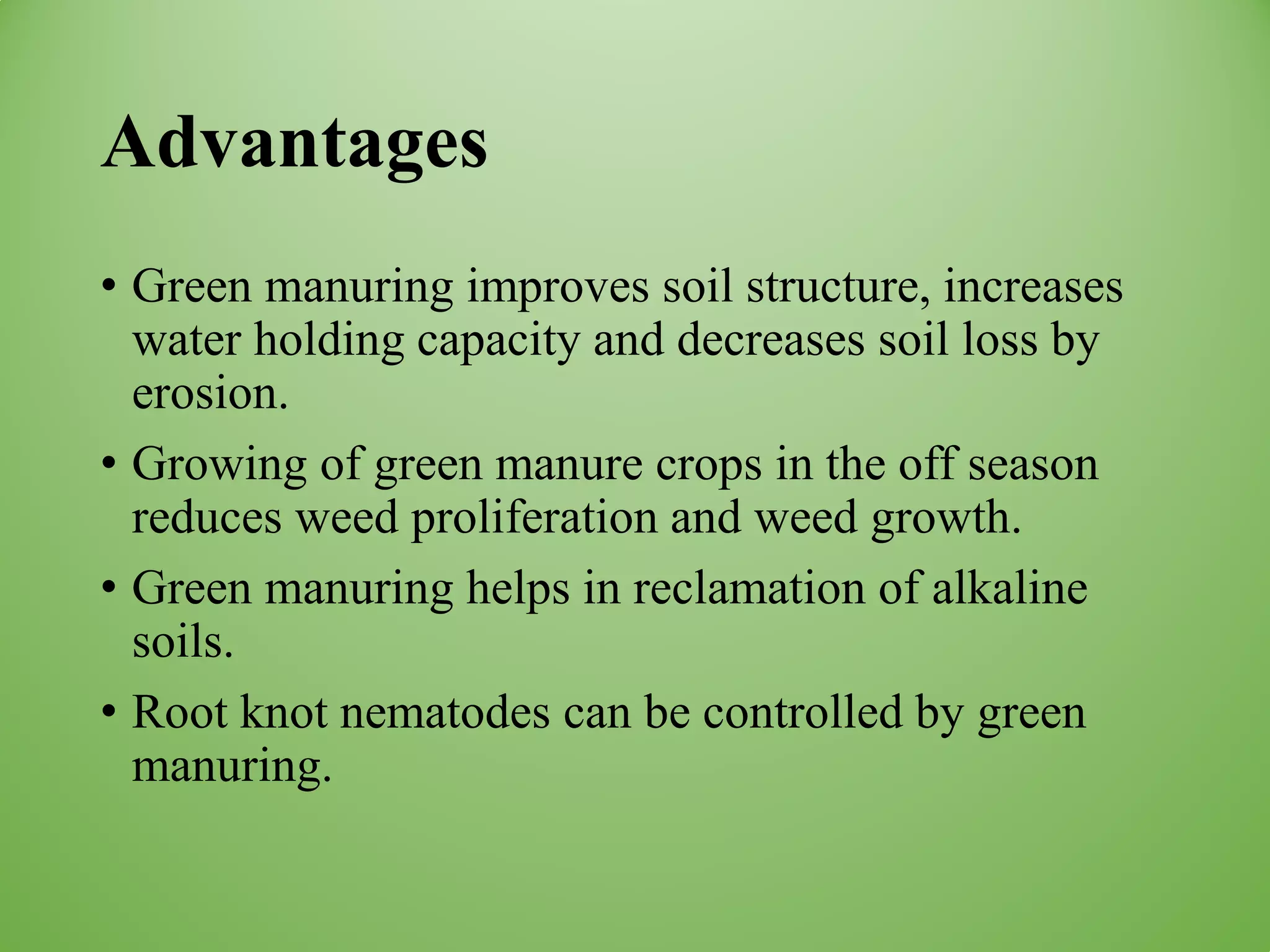 Green manuring | PDF