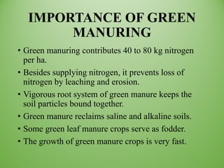 Green manuring | PDF