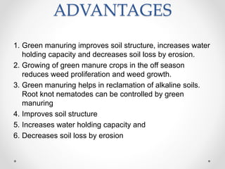 Green manuring | PPTX