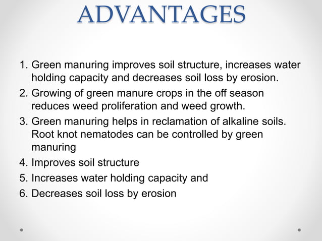 Green manuring | PPTX