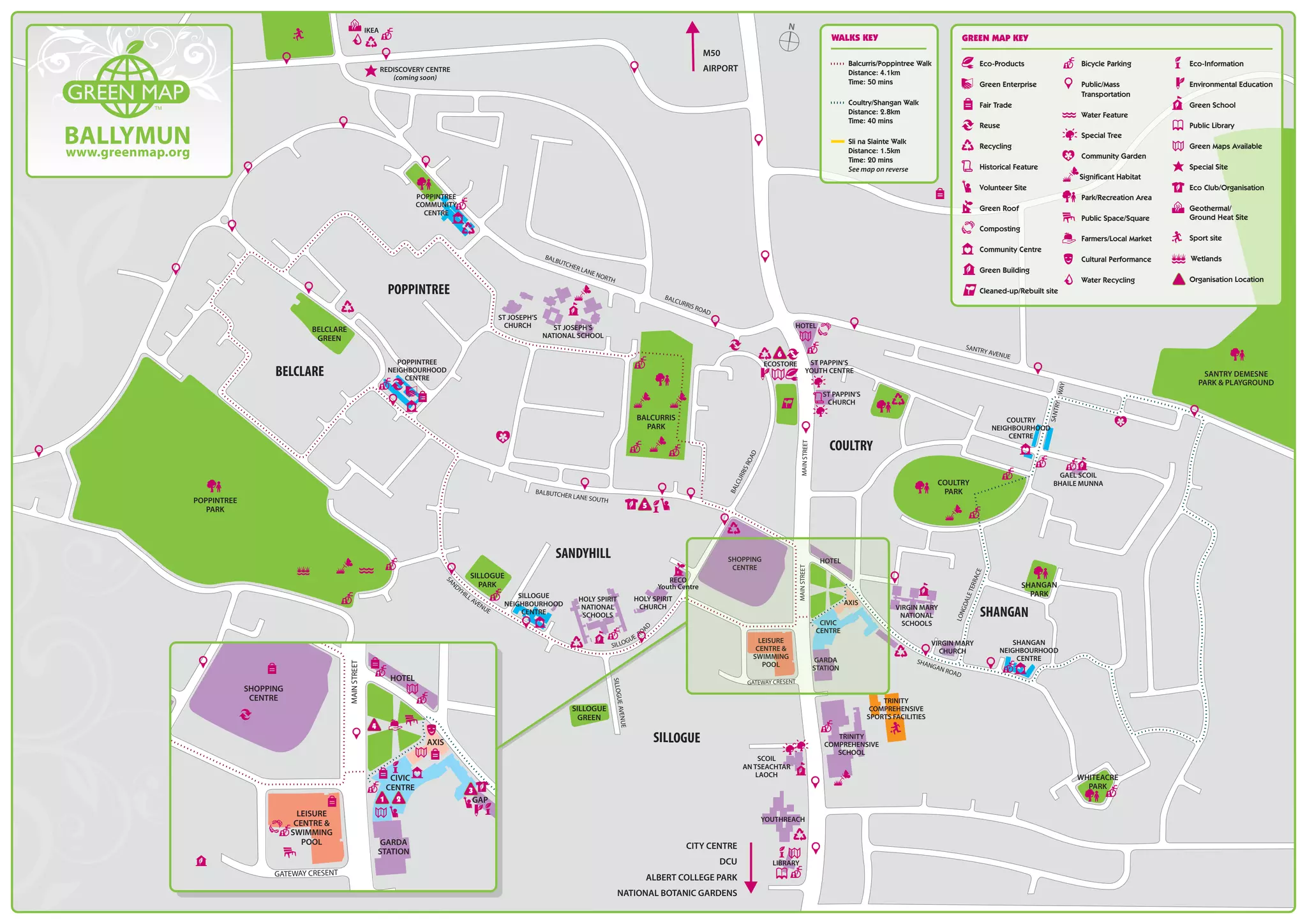 Ballymun Green Map | PDF