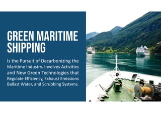Green Maritime Shipping | PDF