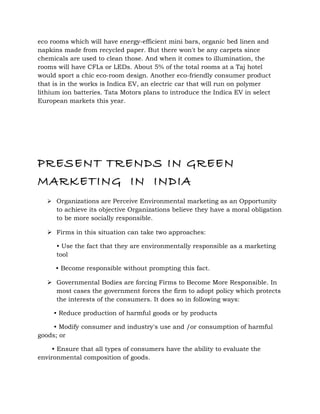 Green marketing | PDF