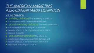 Green marketing | PPTX | Green Solutions | Business