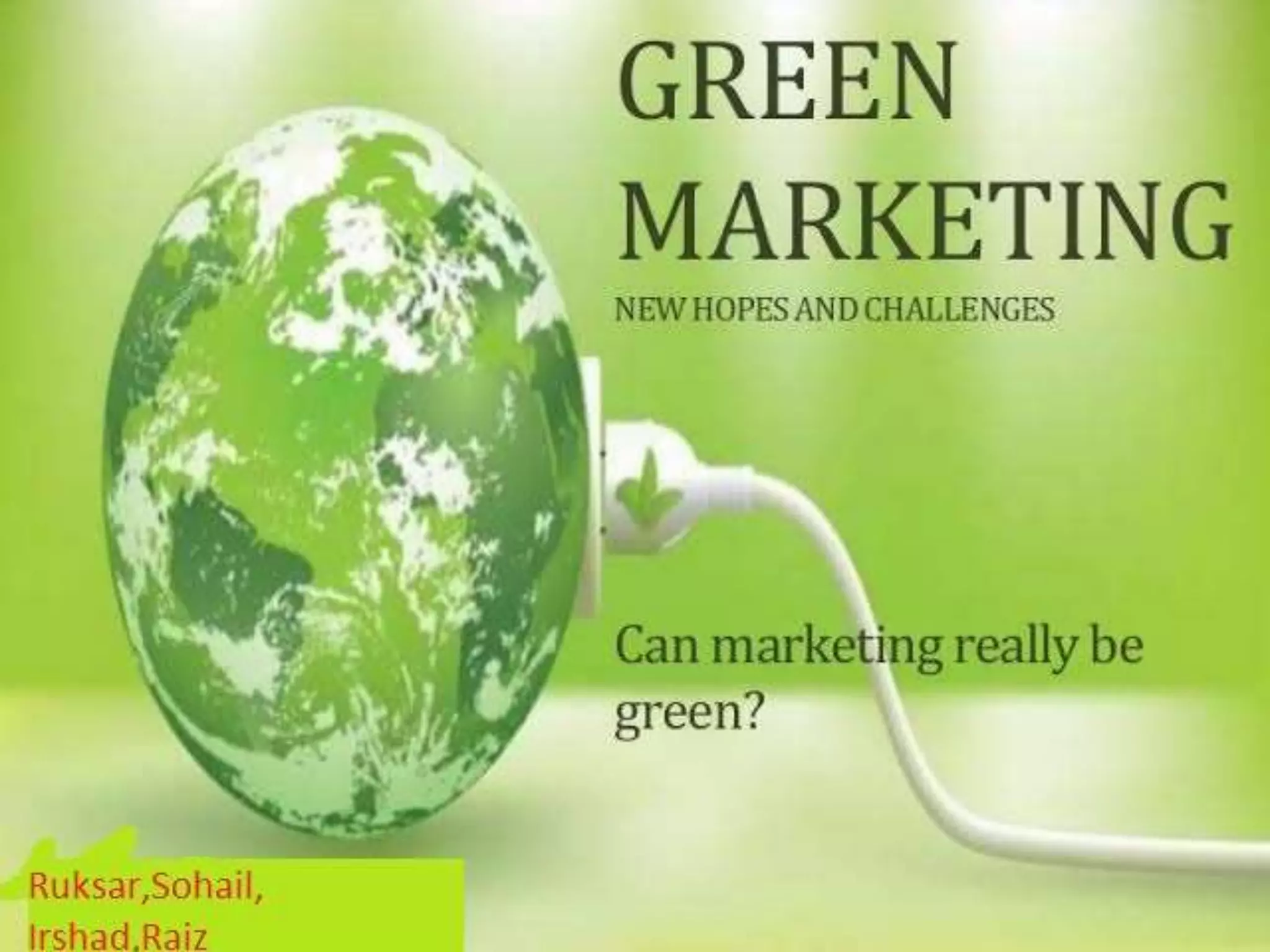 Green marketing | PPTX