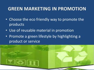 Green marketing | PPT
