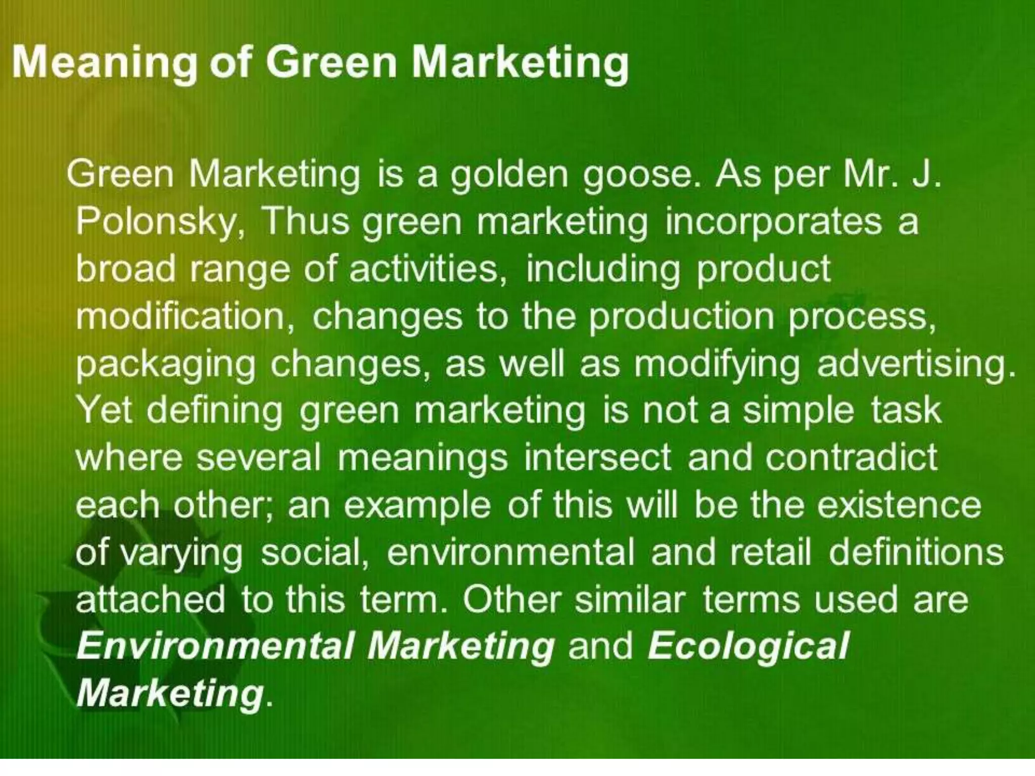 What Is Green Marketing? Definition, Types, Ideas [With Examples] – AWBR