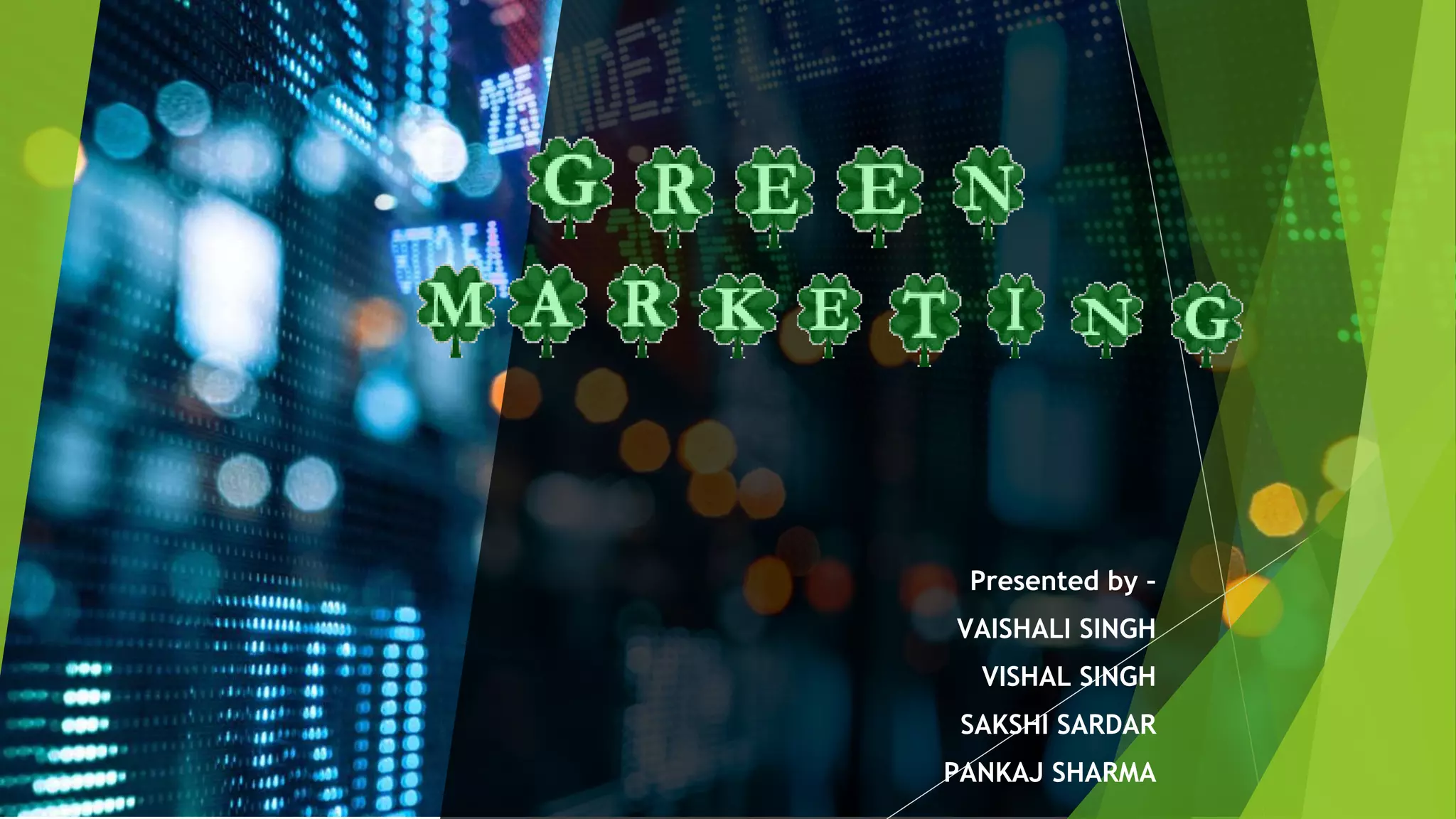 Green marketing ppt | PPTX
