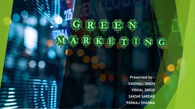 Green marketing ppt | PPT
