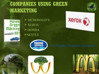 Greenmarketing (with animations) | PPT