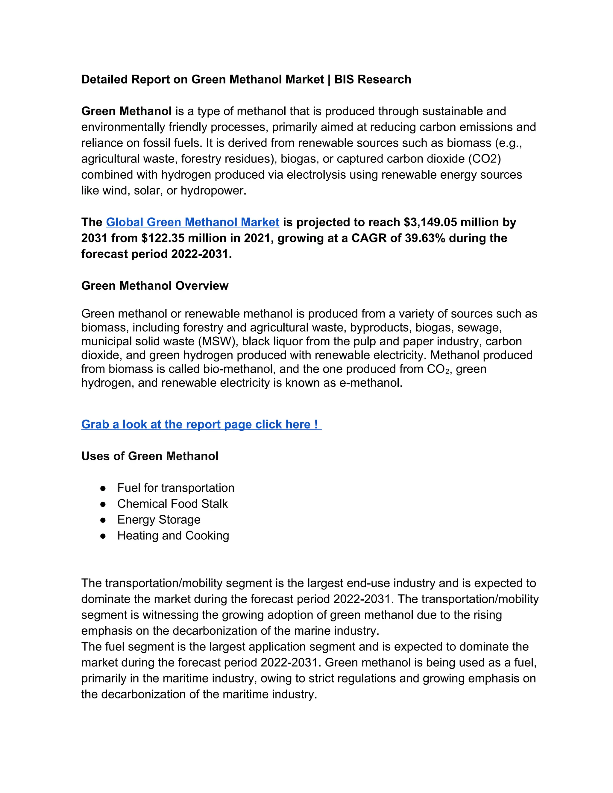 Green Methanol Market -9 July 2024 .docx
