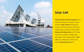 GREEN METRIC Fakultas Teknik Universitas Indonesia | PPT