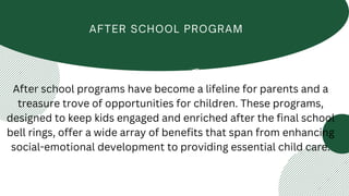 After School Programs | PPT