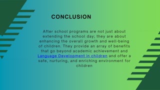 After School Programs | PPTX