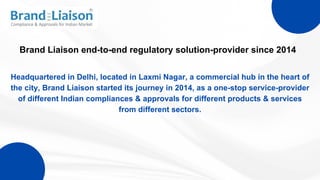 Get BIS / ISI Mark Certificate For Your Product In India | PPT