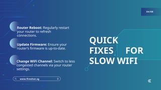 UNDERSTANDING AND FIXING SLOW WIFI ISSUES | PPTX
