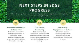 Green Modern Sustainable Development Goals Progress Report Presentation ...