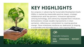 Green Modern Sustainable Development Goals Progress Report Presentation ...