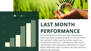 Green Modern Sustainable Development Goals Progress Report Presentation ...