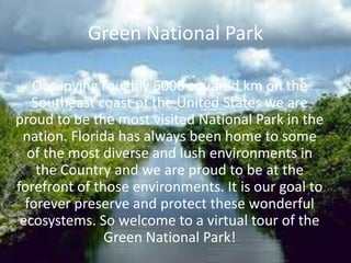 Green national park | PPT