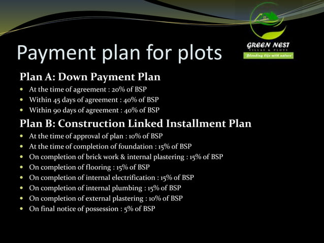 Green nest villas and plots | PPTX