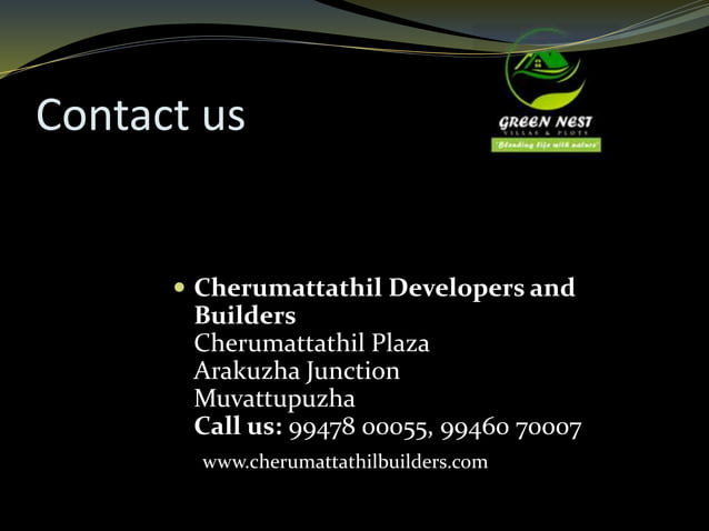Green nest villas and plots | PPTX
