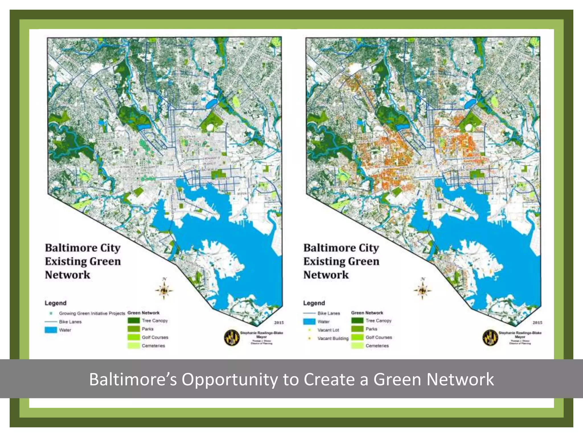 Baltimore City Green Network Plan | PPTX