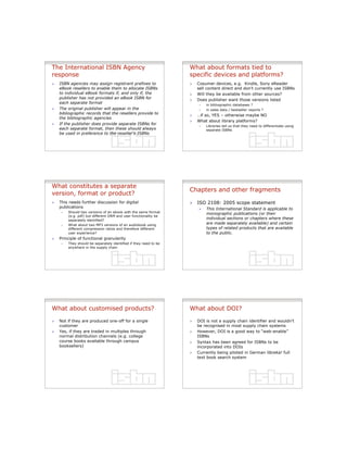 Green "Identifiers for digital content" | PDF