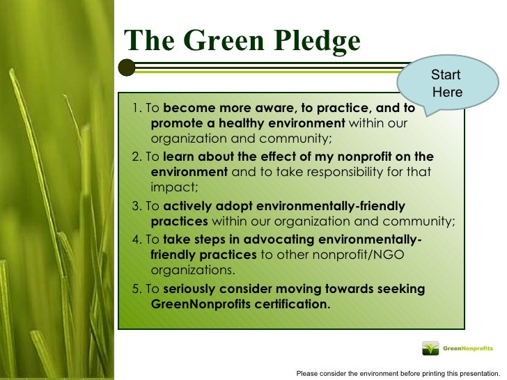 Greennonprofits.org Practical Steps to Going Green