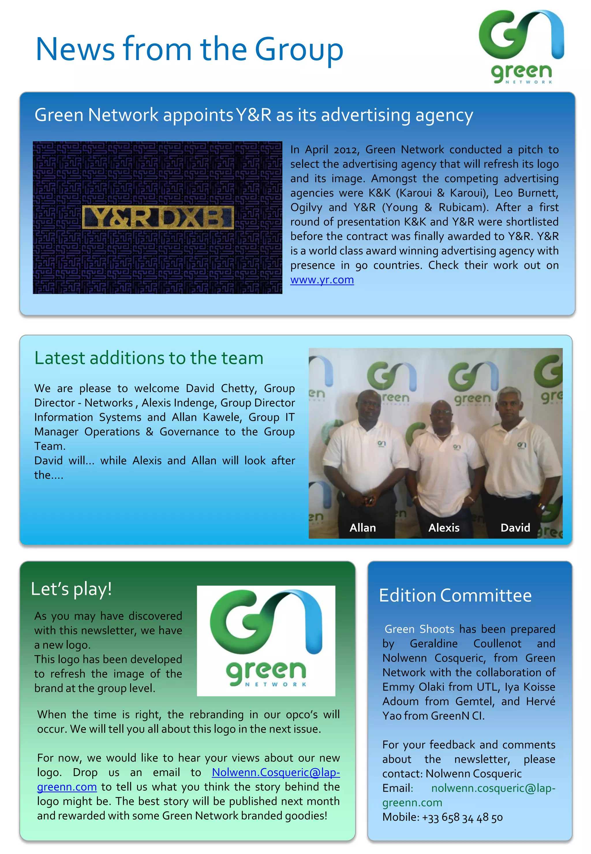 GreenN Shoots Q4 2012 | PDF