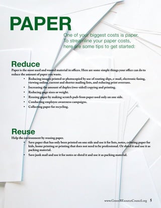 Green Office Guide Pdf | PDF