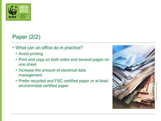 Green office tips | PDF