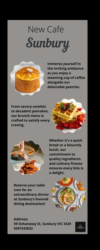 New Cafe Sunbury | PDF