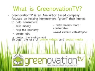 Greenovation Tv | PPT