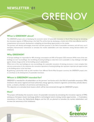 Greenov newsletter 01 | PDF
