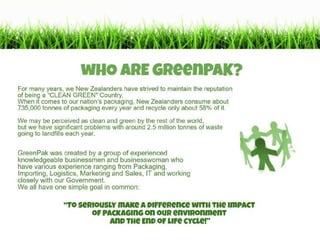 Greenpak we-care-the revolution.comp