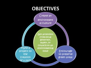 Green parks environmental campaign | PPT