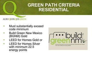 Green Path Criteria | PPT