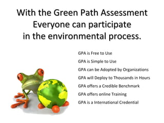 The Green Path for Green Cities | PPT