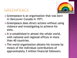 Greenpeace | PPTX