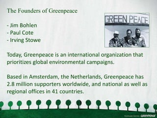 Greenpeace int. | PPTX