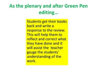 Green pen mini bite | PPTX