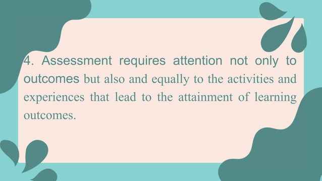 principles of good practice in assessing learning outcome | PPTX ...