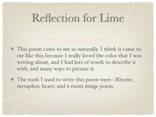 Green Poem Anthology | KEY | Poetry | Books and Literature